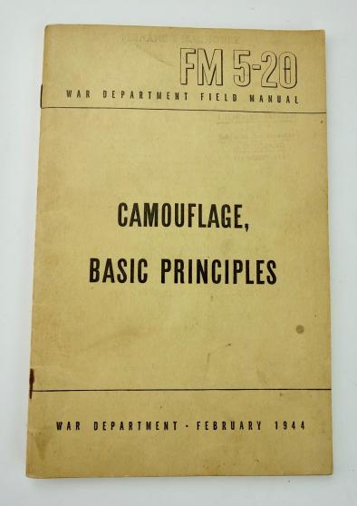 IMCS Militaria | US WW2 Field Manual FM 5-20 Camouflage