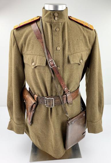 IMCS Militaria | Soviet WW2 Officers Gimnasterka. Boots and Equipment