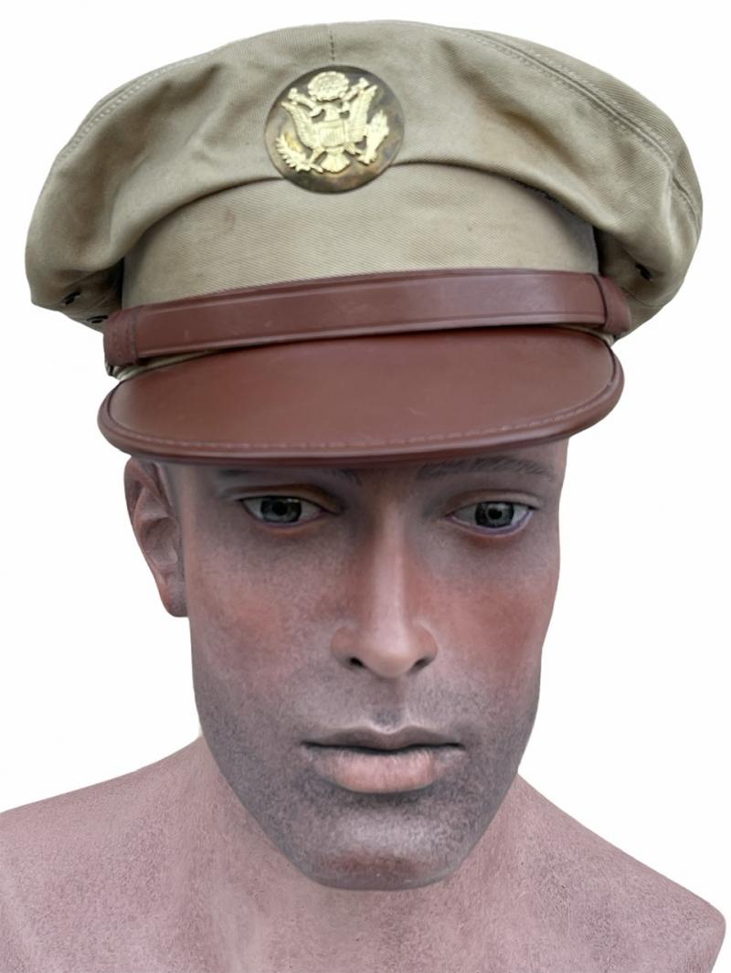 IMCS Militaria US WW2 Summer Enlisted NCO Visor Cap IMCS Militaria US WW2 Summer Enlisted NCO Visor Cap