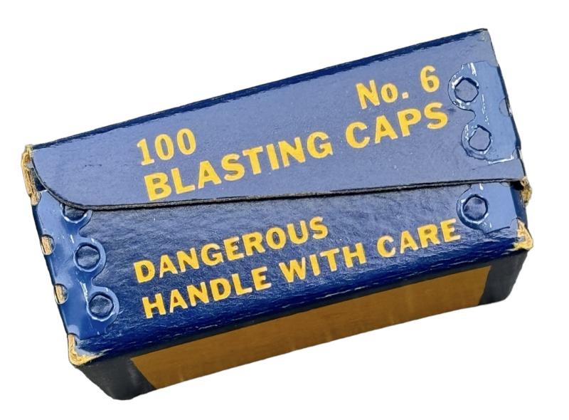 IMCS Militaria | US WW2 era civil Blasting Caps Clipboard Box